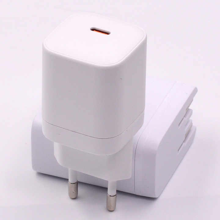 Custom Wholesale EU US UK Mini Portable Cube Charger GaN 35W Type C ...