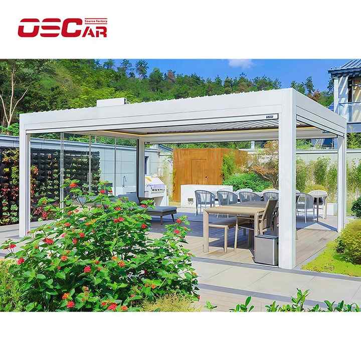 Pergola 5X4 Aluminum Hardtop Gazebo Outdoor Patio Backyard Garden ...