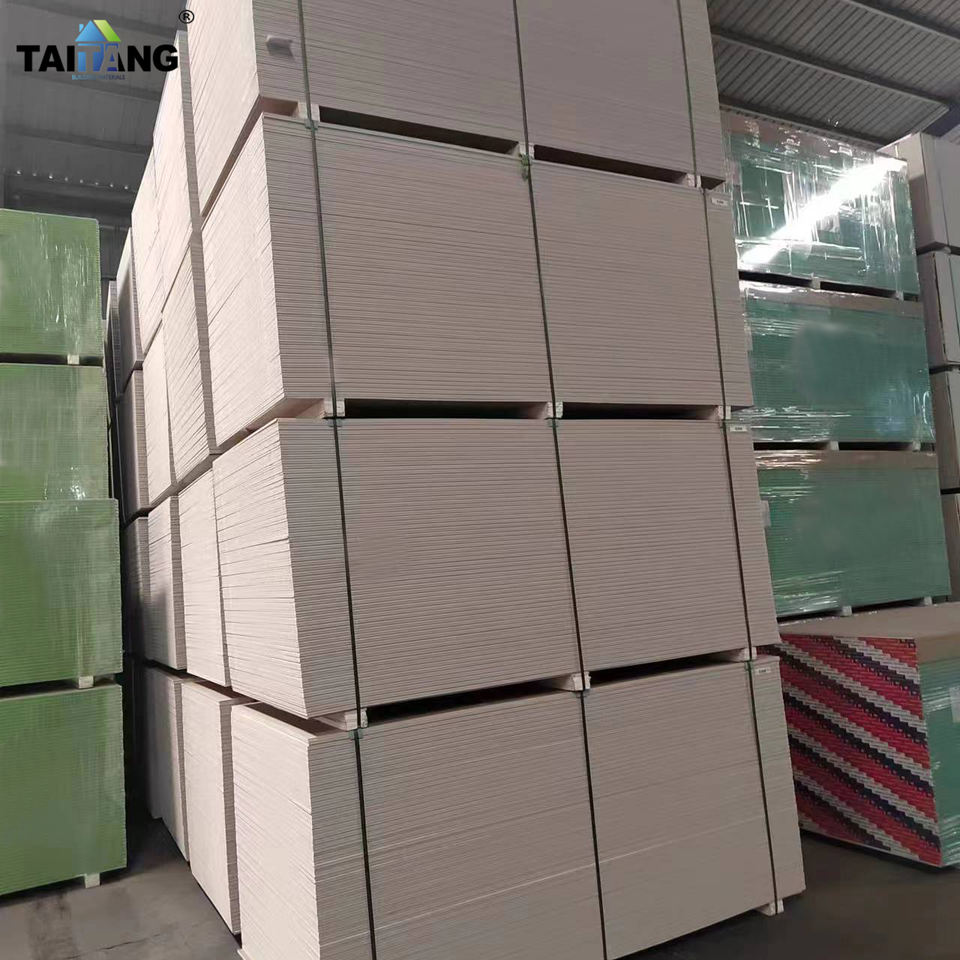 French Water Resistant Gypsum Board 1200x2400 MM, 9.5mm Thickness for ...