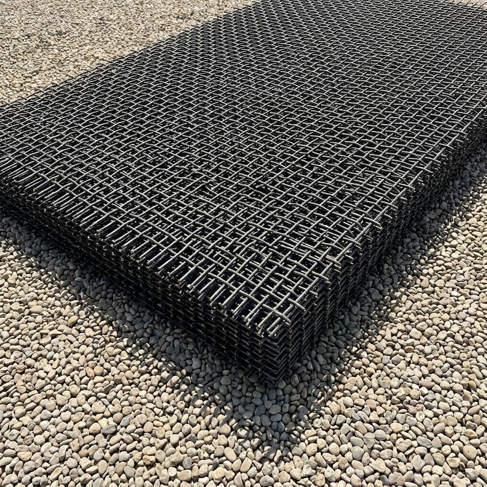 Flat Top Woven Wire Mesh Screen for High Capacity Aggregate Sifting ...
