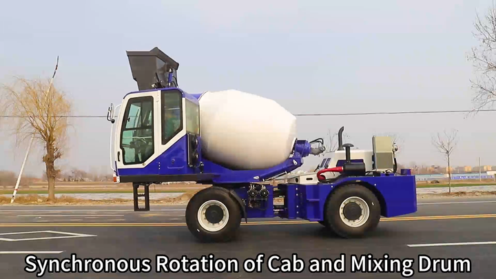 Self Load Concrete Pan Mixer Compact Self Loading Concrete Mixer Truck ...