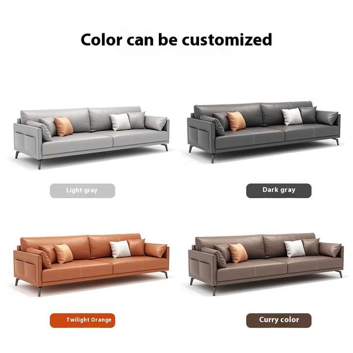 OSF104 Set Waiting Room Pu Leather Office Reception Sofa