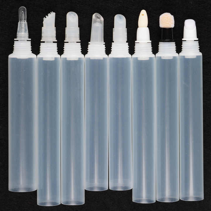 Plastic Cosmetic Lipgloss Tube with Applicator Tip
