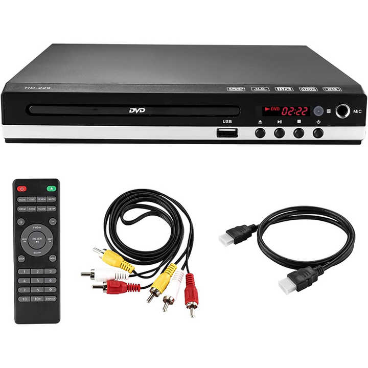 Portable Full HD 1080P USB Multimedia Digital TV Disc Player HDMI ...