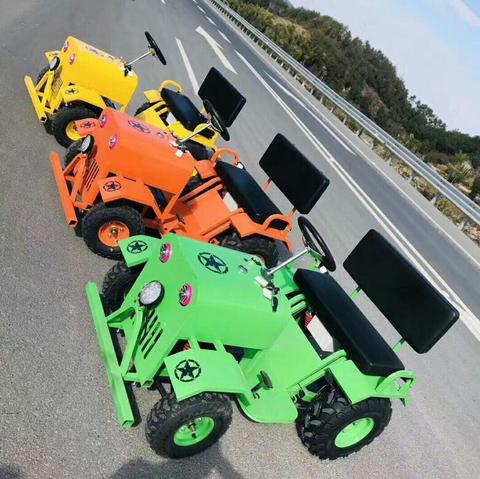Twin Seat Mini Hotrod Car Fiberglass Body - Customize Colors