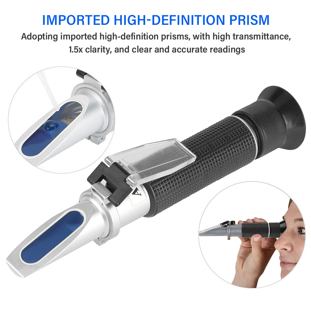 Refraktometer 0 100 Brix - Presisi untuk Industri & Laboratorium