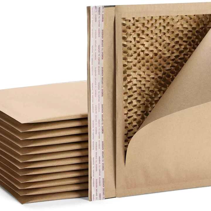 Wholesale Custom Kraft Corrugated Bubble Mailer Biodegradable Paper ...