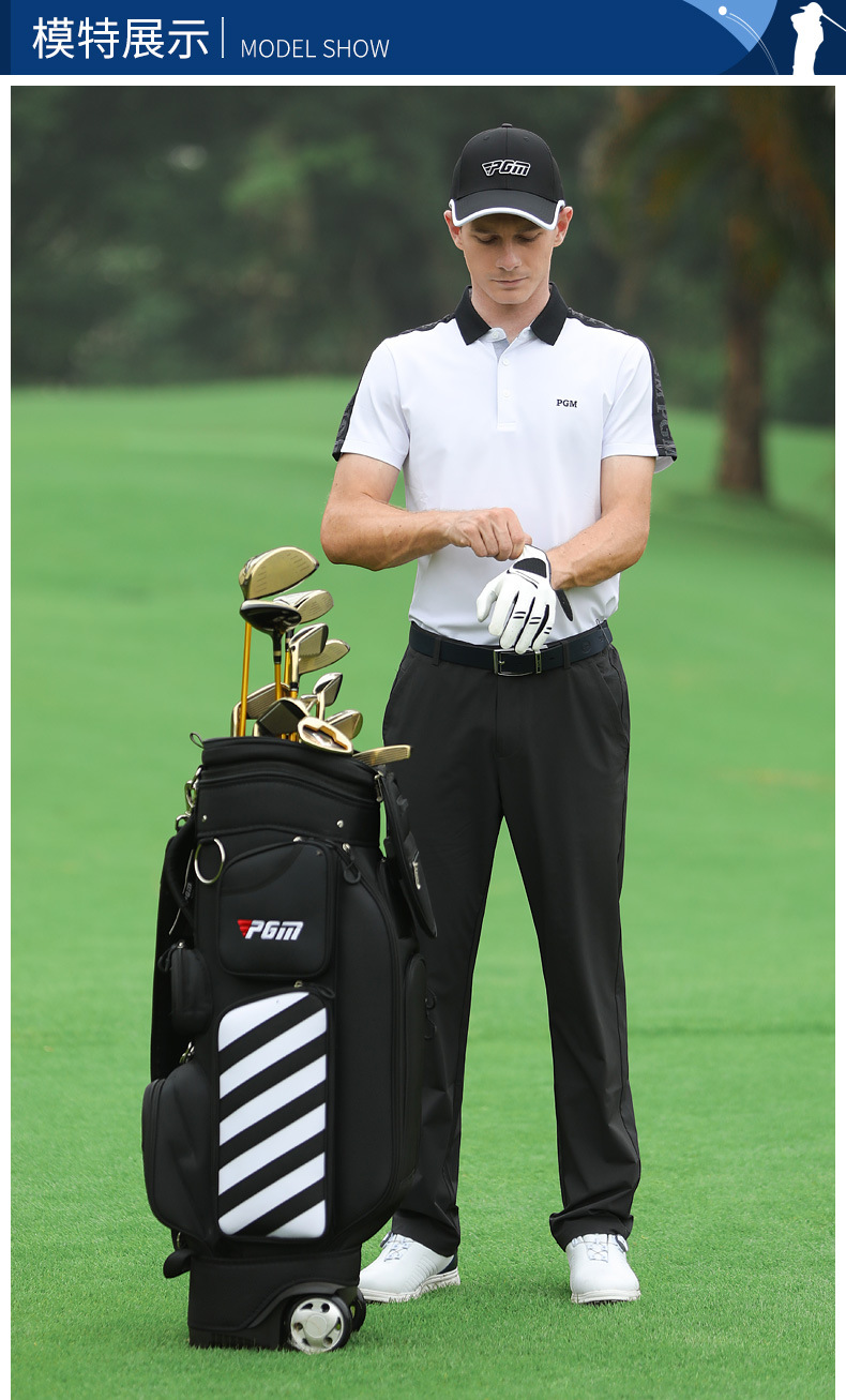 PGM YF397 polyester golf shirts custom golf shirt for man-企业官网