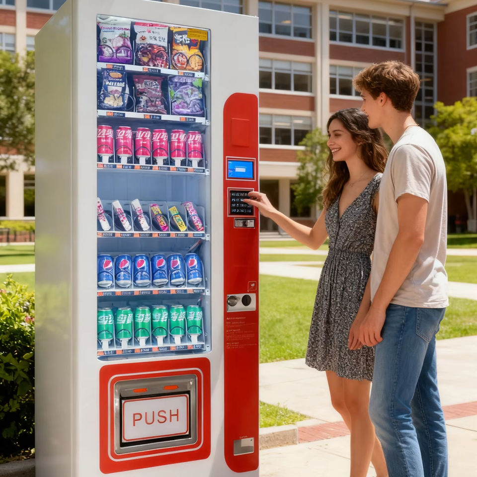Vending Machine for Snacks and Drinks and Mini Beverages Vending ...
