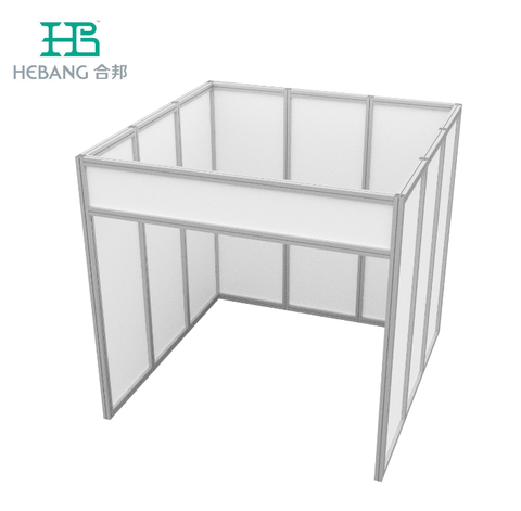 3x3m Aluminum Exhibition Booth Shell Scheme Stands - Modular Exhibition ...