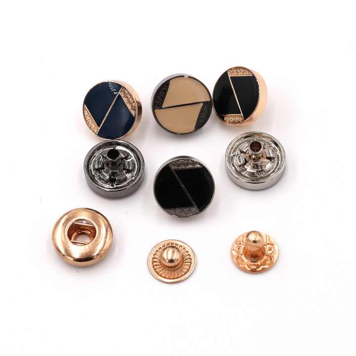 Jinyi Factory 12mm Round Zinc Alloy Buttons for Muslim Garments