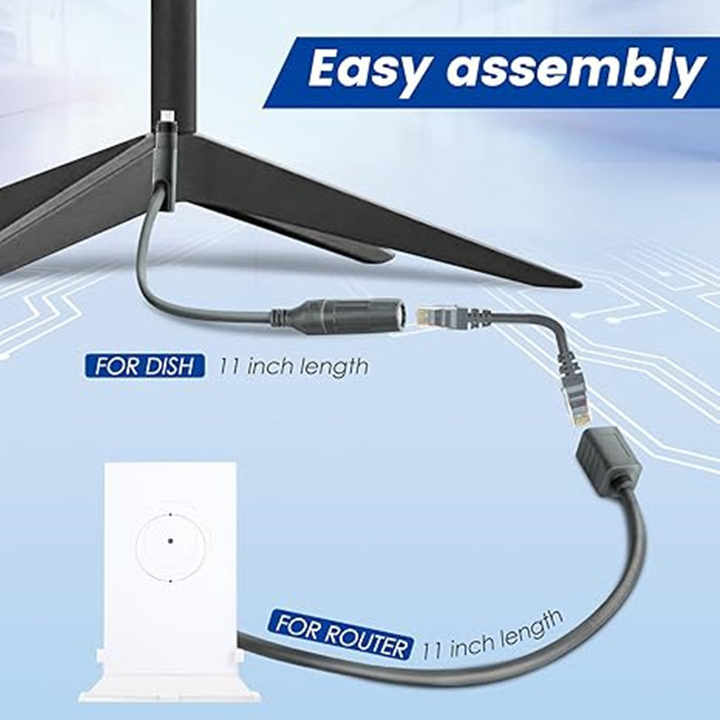 Starlink GEN2 SPX Plug to RJ45 Network Adapter Cable 26AWG V2 ...