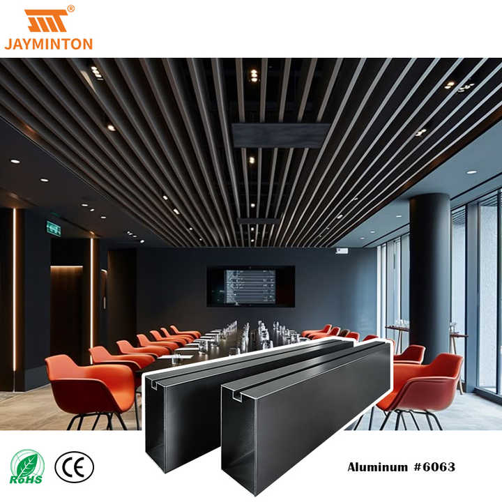 Modern Metal Extrusion Baffle Ceiling Panel System Office Design ...