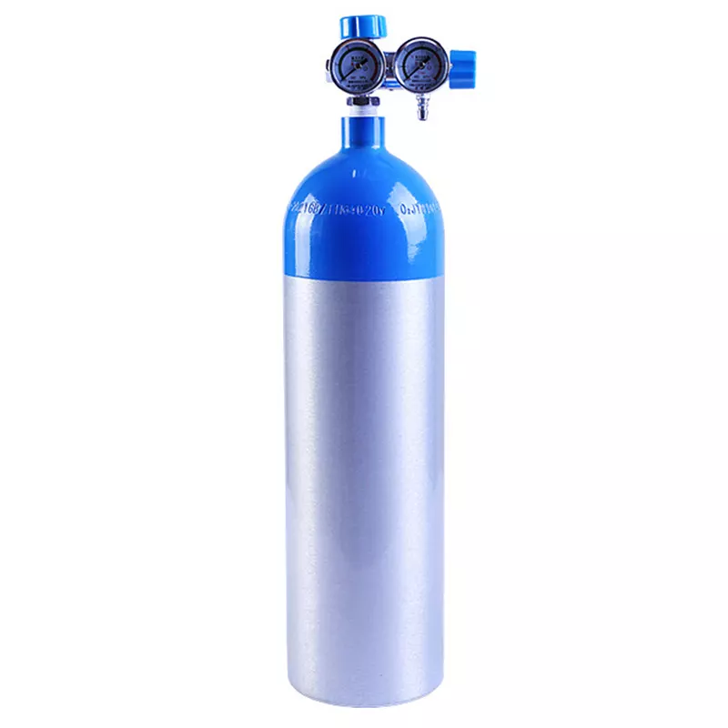 LISHAN 10L Medical Gas Oxygen Cylinder High-Pressure Stainless Steel ...