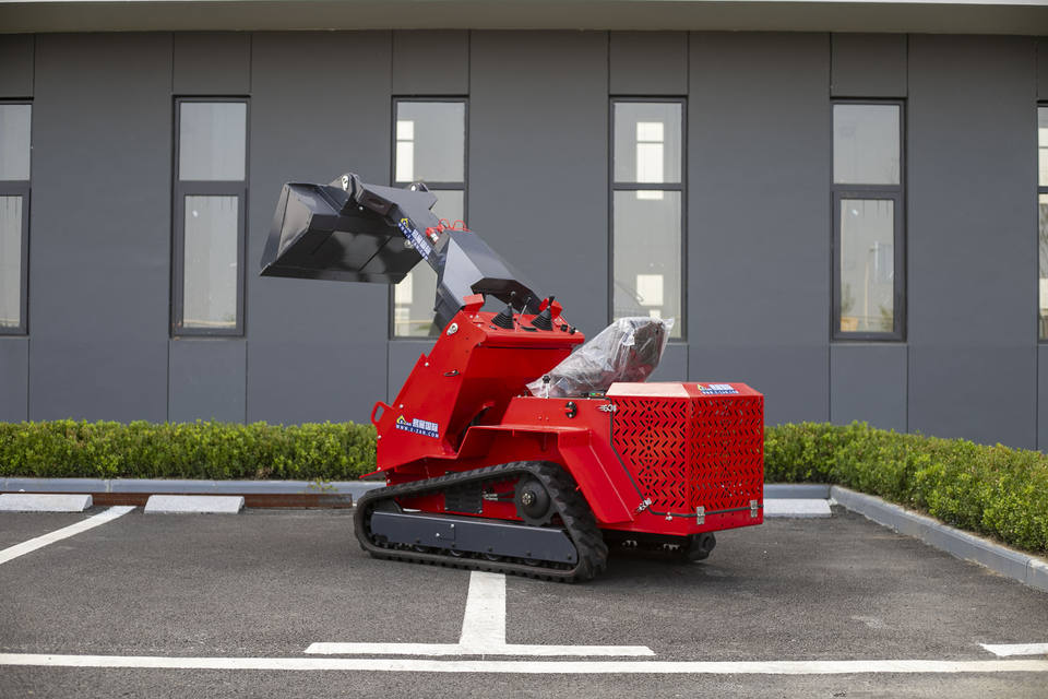 KUUGAO Custom Coloured Mini Skid Steer Loader Diesel/Gasoline Engine ...