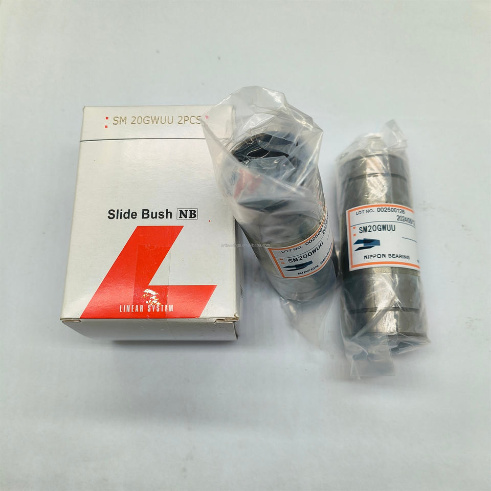 Japan NB Slide Bush Ball Linear Motion Bearings SM20G SM20GW SM20GWUU ...