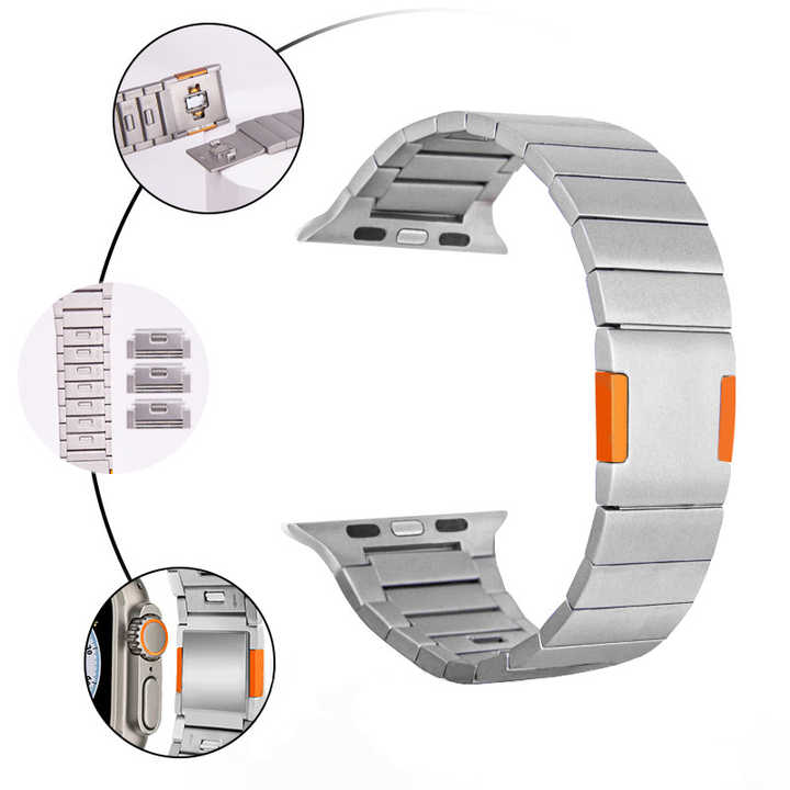 Solidcore Apple Watch - Luxury 38mm 44mm Stainless Steel Band
