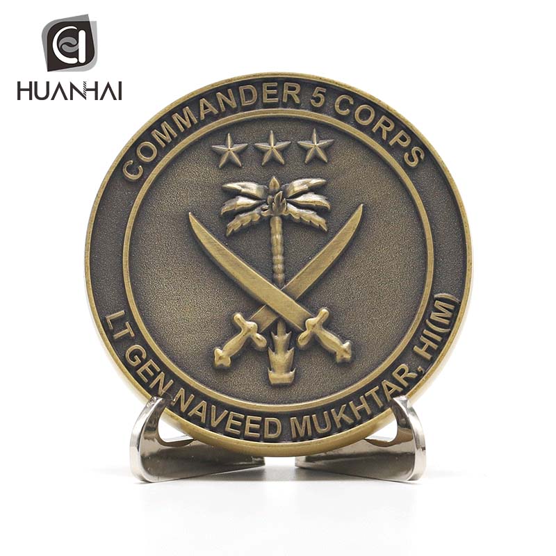 OEM Antique Bronze Plating 3D Animal Sword Car logo Metal Plate ...