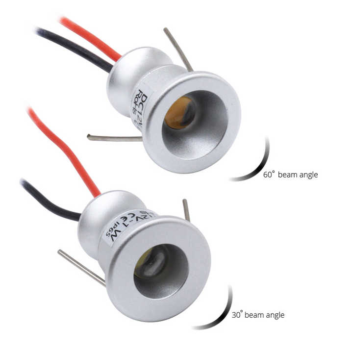 1W DC12V IP65 Mini LED Spot Light - Ideal for Hotel & Industrial Use