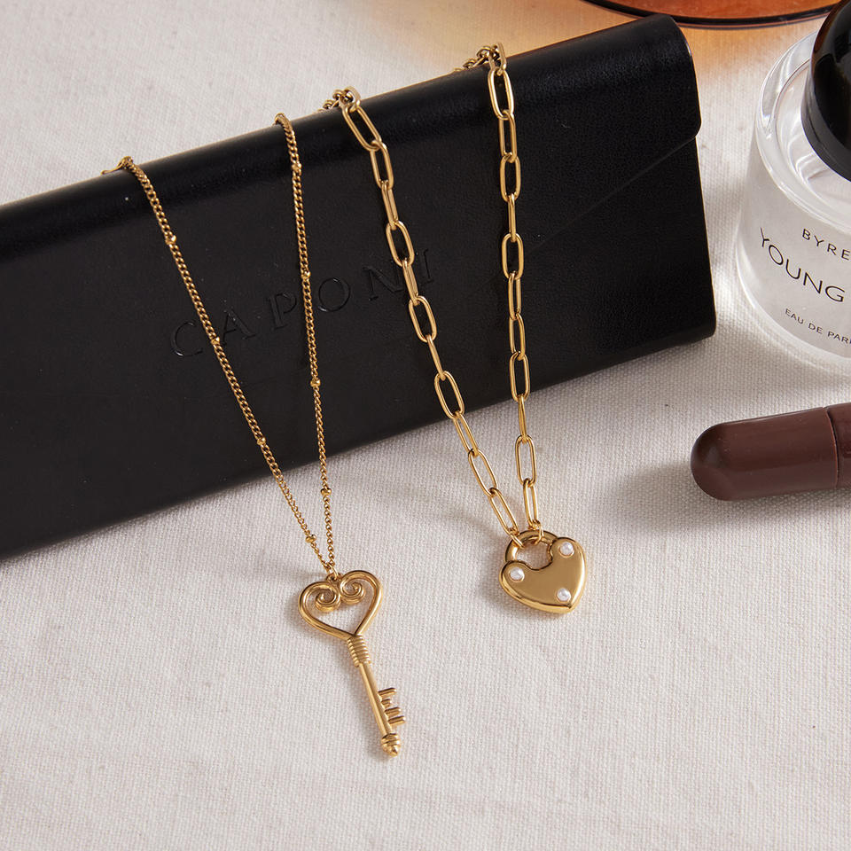 Valentine's Day Gift Jewelry Women Sweet and Romantic 18K Gold ...