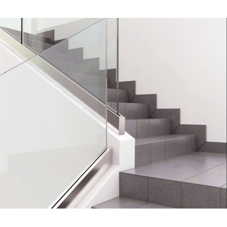 Curved Plexiglass Stairs - Stylish & Durable Railings
