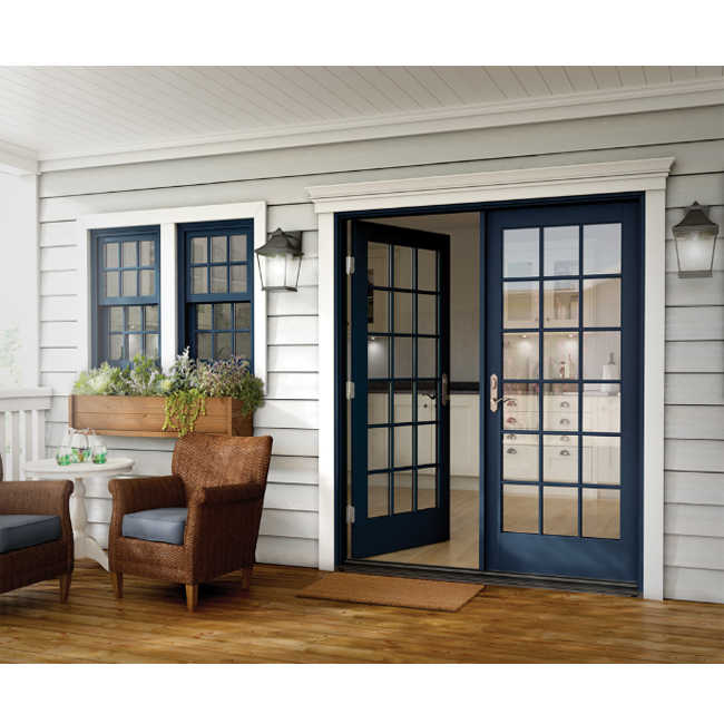 Lowes Waterproof Soundproof Aluminum French Patio Doors OEM | Wholesale