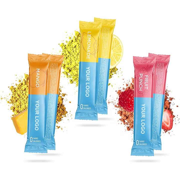 Zero Calories Electrolyte Hydration Powder Packets - Sugar-Free Energy ...
