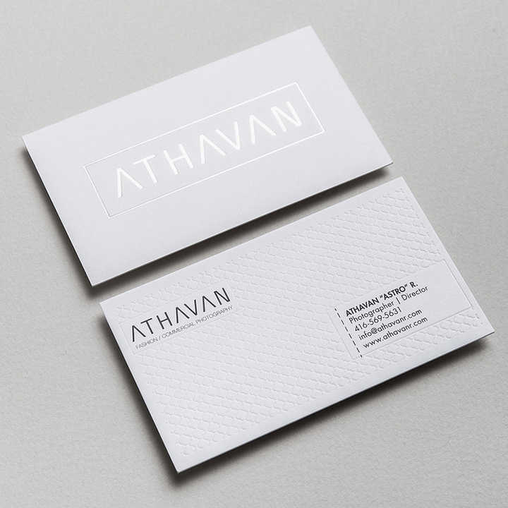 Custom Corporate Marketing Visiting Card Luxury Black Embossed Business ...