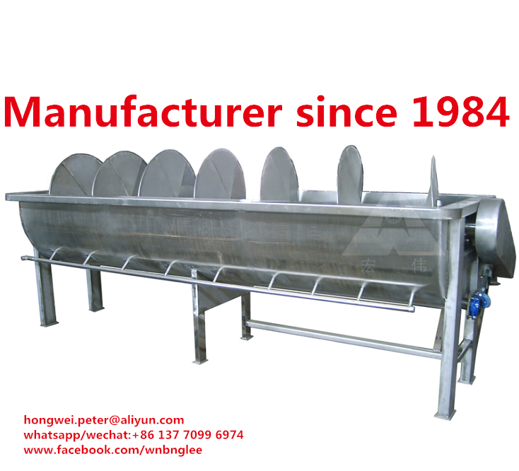 Chiller Chicken Screw Chillers for Poultry Slaughtering Equipment