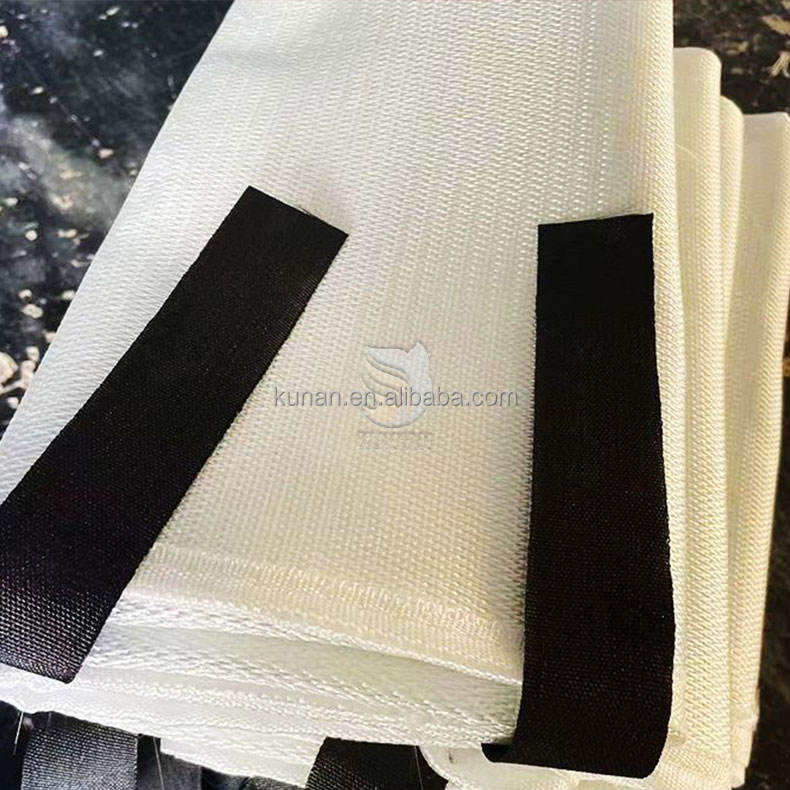 2m X 2m CE UK Approved Fire Blanket Reusable Quick Deploy Multilingual ...