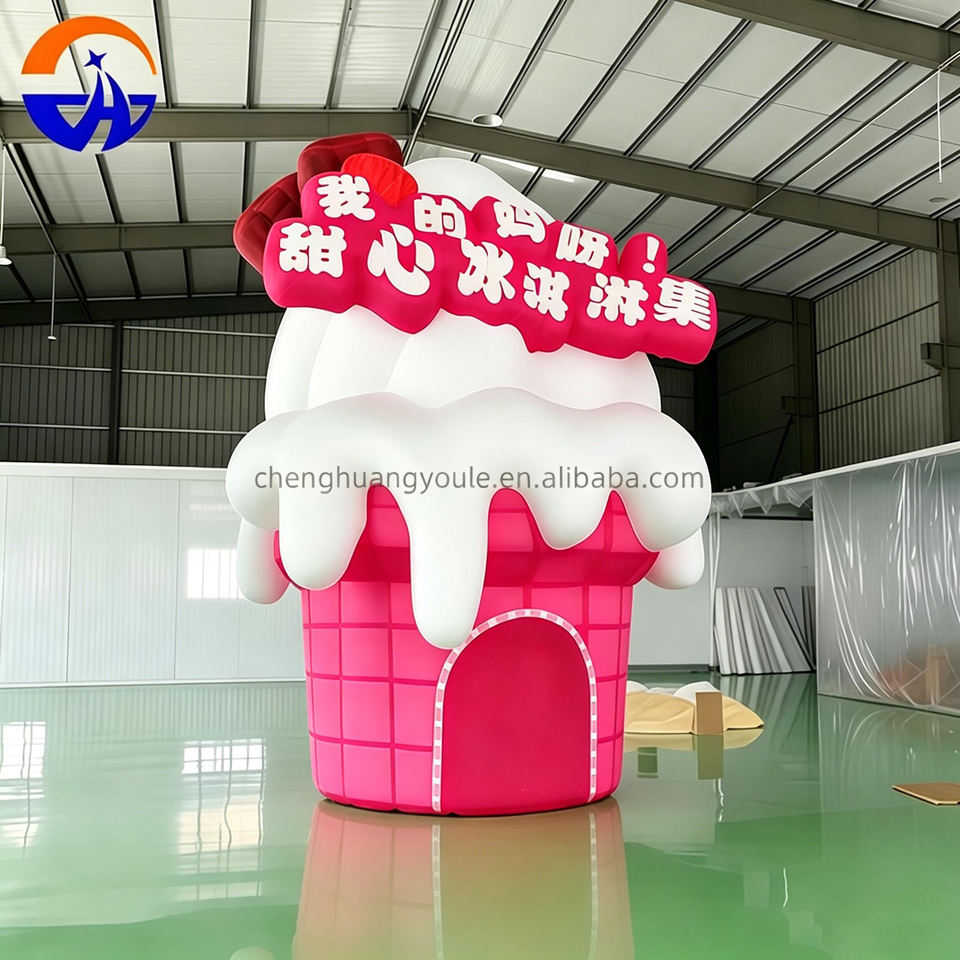 Sweetheart Ice Cream Theme Inflatable Model Outdoor Market Shopping ...