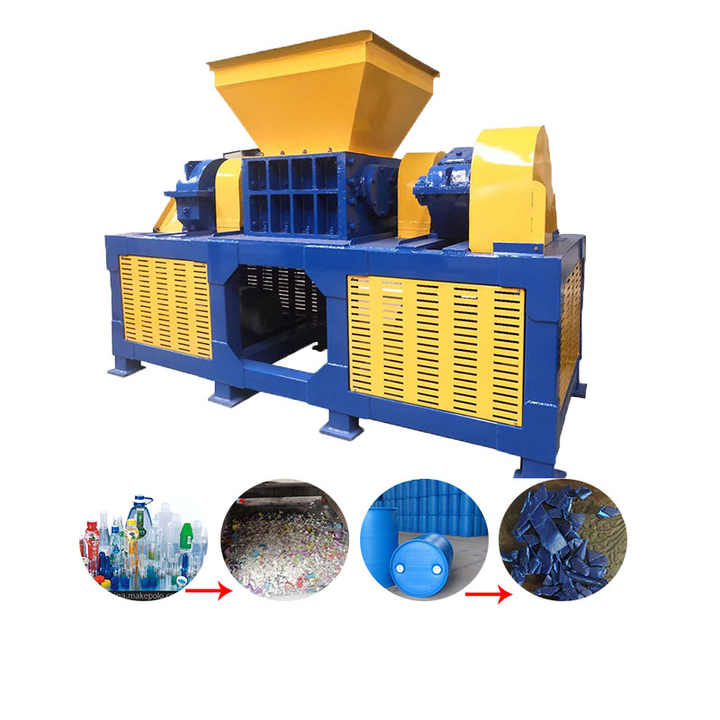 Industrial Plastic Waste Recycling Shredder High Quality Dual-axis Shredder Machine| Alibaba.com