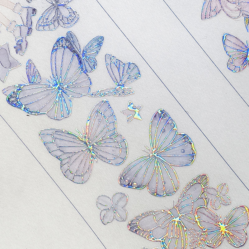 Holographic Foil Numbered Emboss UV Protection Labels UV Coating Hot ...