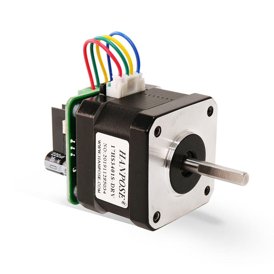 Hanpose Nema 17 2-Phase Stepper Motor Set with DRV Control Board and 1 ...