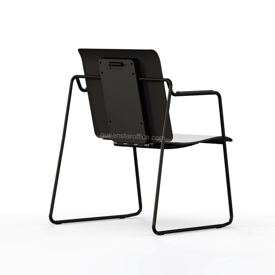 QS-DC01 Commercial Training Chair Stacking Chair Modern Design Plastic ...