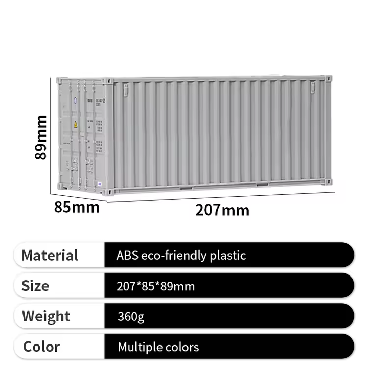 Customizable Plastic Mini Cargo Container Desk Pen Holder - 30:1 Scale ...