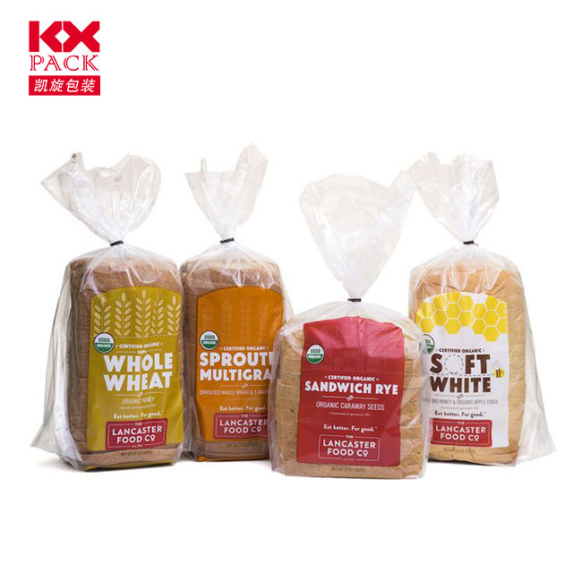 Custom Bread Packaging - Moisture Proof OPP/HDPE Bags