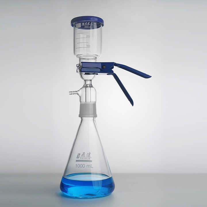 Delvstlab 1000ml Vacuum Filtration Apparatus With Rubber Tube Glass ...