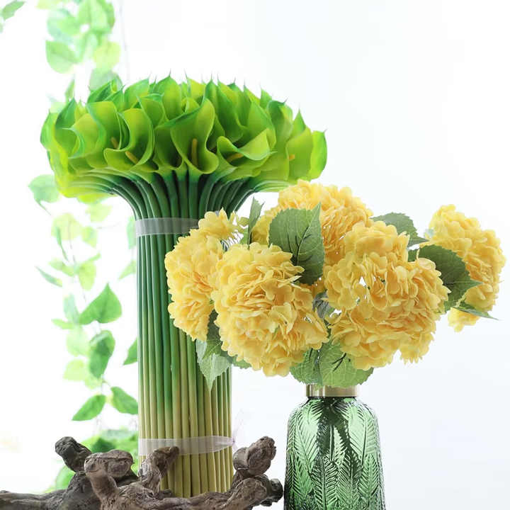 High Quality Artificial Flower Simulation Big Head Hydrangea for Home ...
