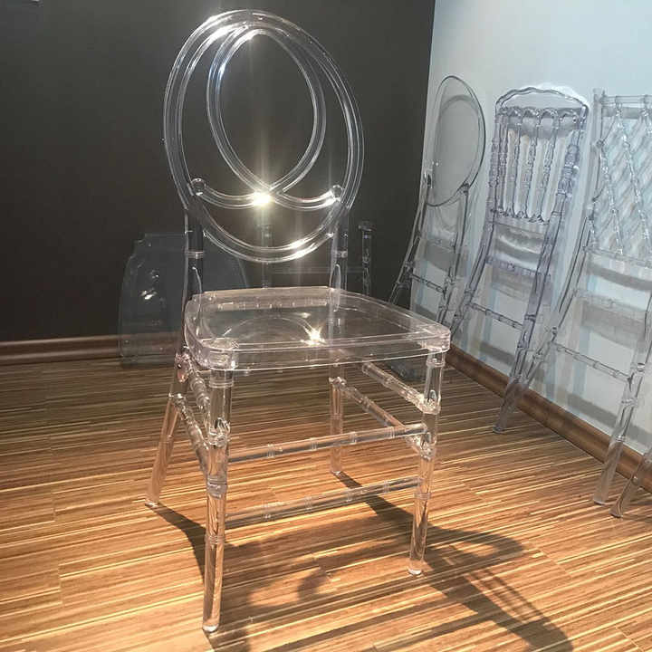 Transparent Crystal Acrylic Chiavari Chairs for Weddings