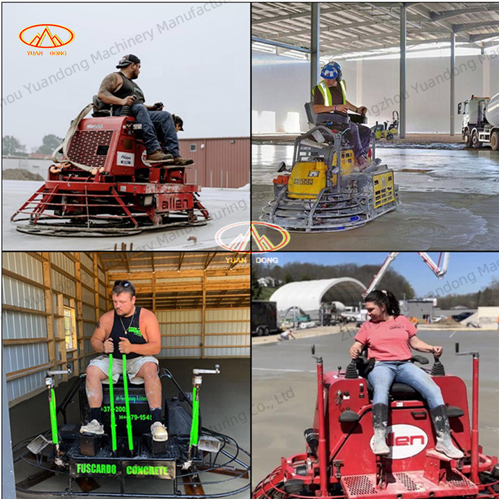 Ride-on Concrete Finishing Power Trowel Edge Finishing Equipment 30 ...