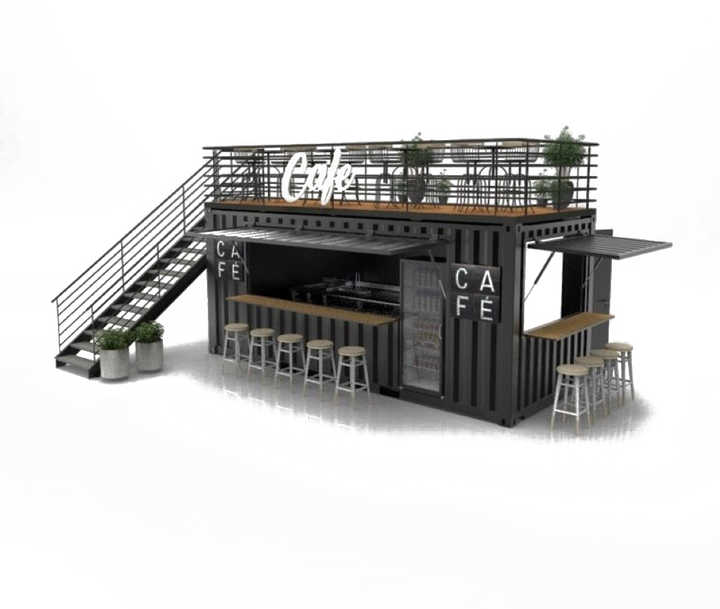 Customizable 20ft Container Cafe - Best Price for Your Coffee Shop