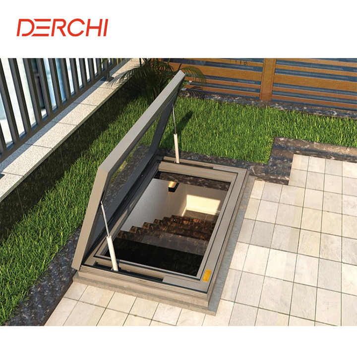 100% Waterproof Aluminium Frame Automatic Electric Home Roof Hatch ...