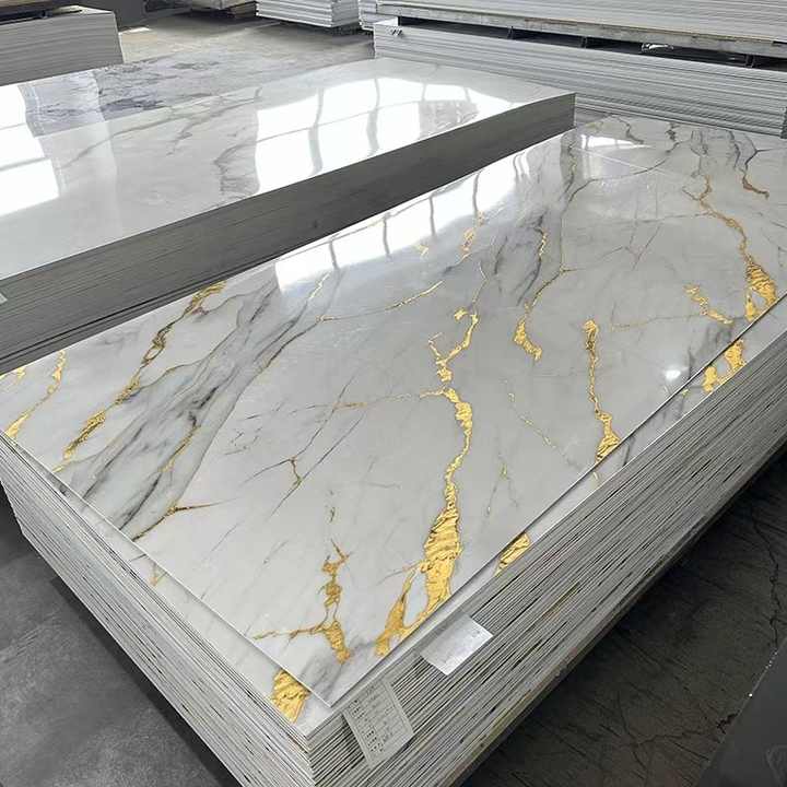Modern Design UV Marble Wall Panel - Lightweight PVC Sheets