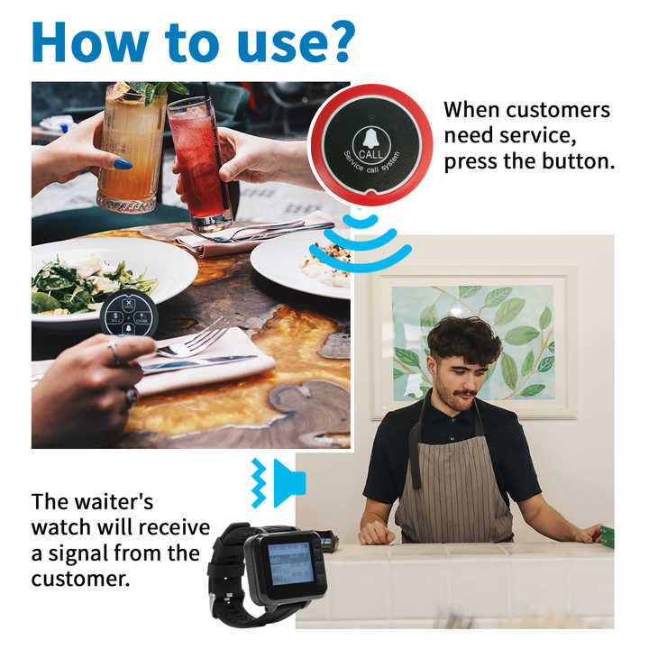 Restaurant Wireless Calling System - Efficient Service