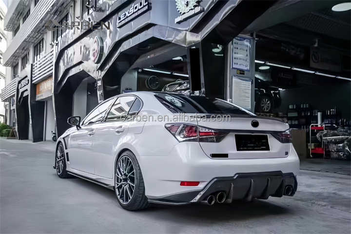 Lexus GS 250 Upgrade - Toms Style Carbon Fiber Rear Spoiler