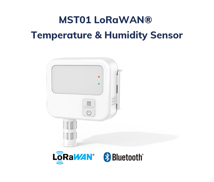 Industrial IoT Temperature and Humidity Sensor Temperature Data Logger Lorawan Lora BLE ...