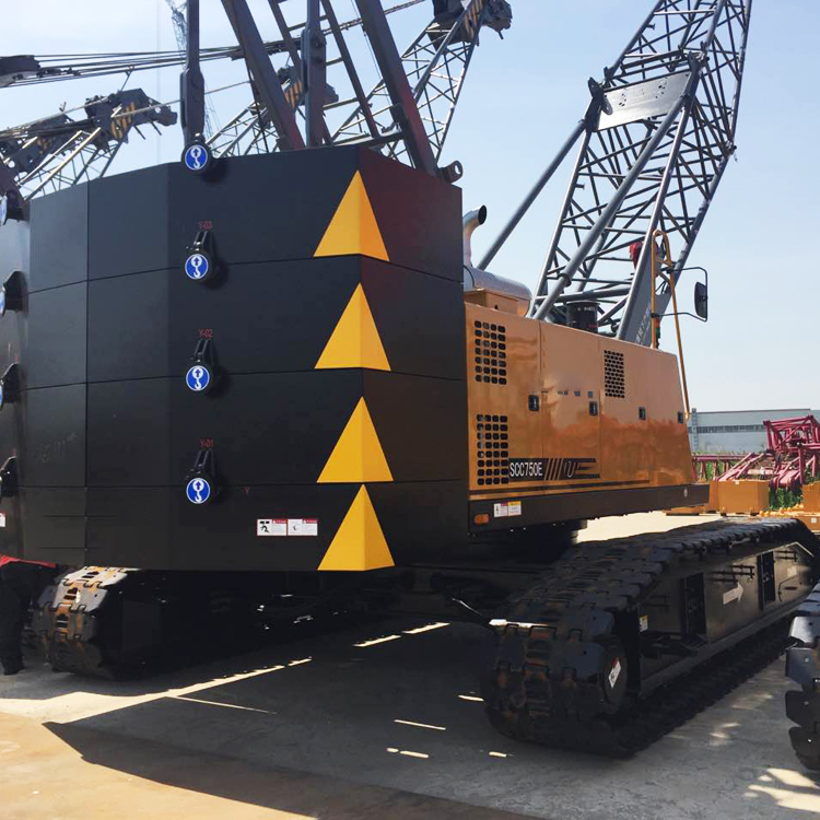 SCC1000C 100 Ton Crawler Crane 556.5t-m Lifting Torque 183kW Power ...