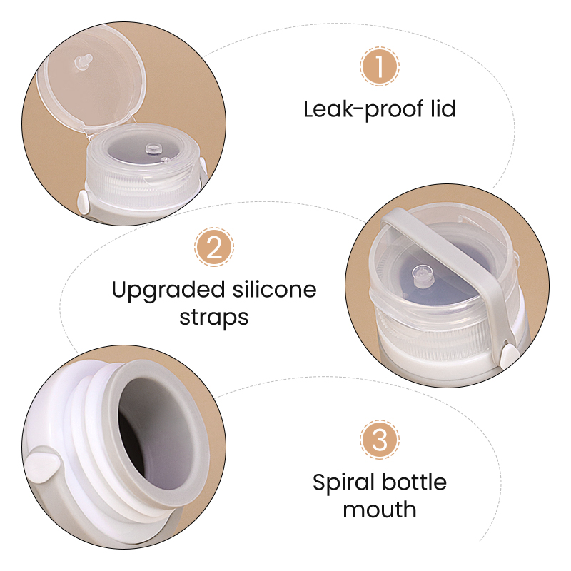 Squeeze Bottles for Lotion - PET Plastic Flip Top Design