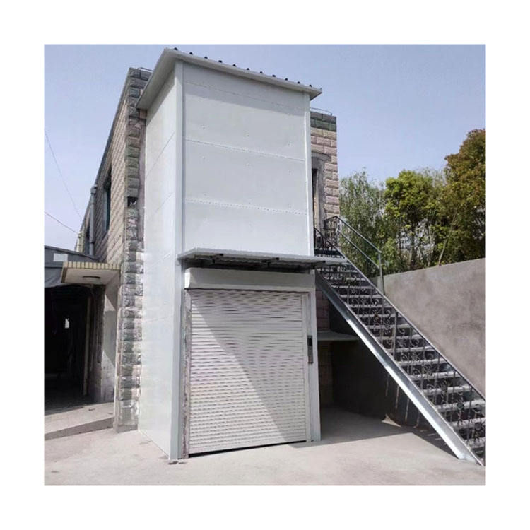 Outdoor 2-Storey Building 3ton Electric Wall Mounted Freight Elevator ...